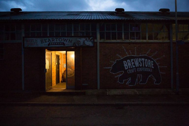 Brewery Wedding with celestial vibes at the Beartown Tap